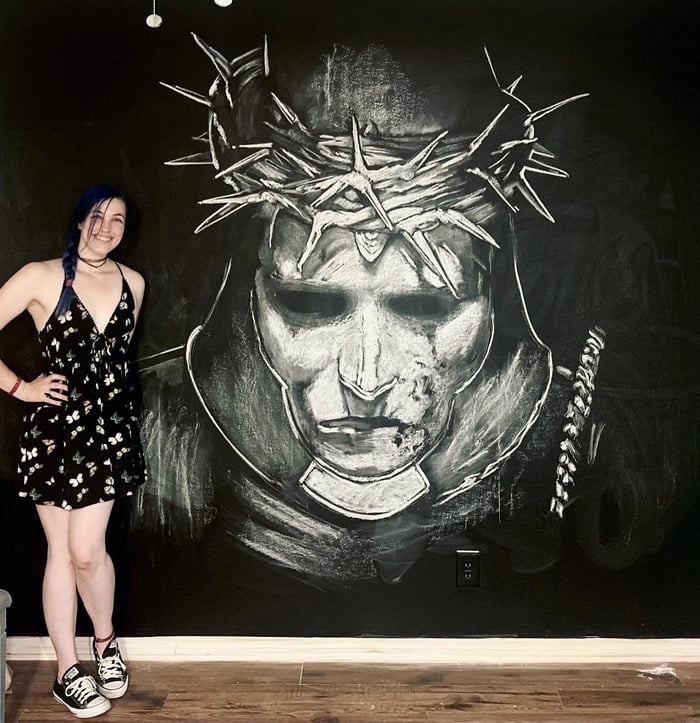 Blasphemous chalk drawing! - 9GAG