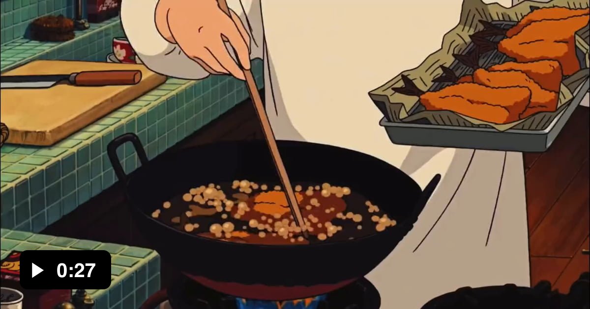 Studio Ghibli delicious cooking art - 9GAG