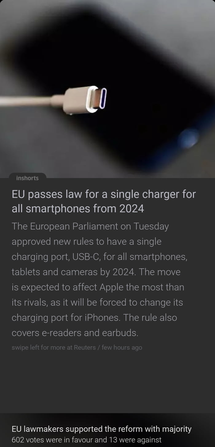 And in unrelated news, iPhone is going to be portless - 9GAG
