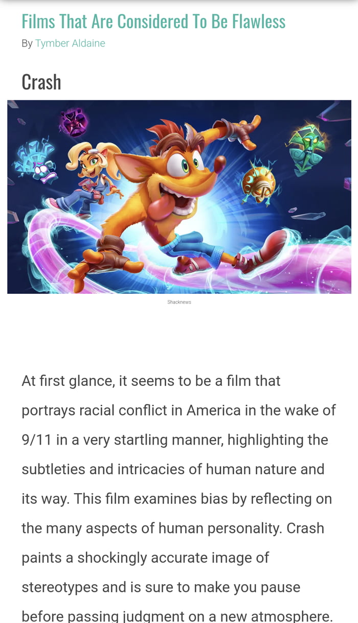 Uploaded that Crash picture, boss - 9GAG