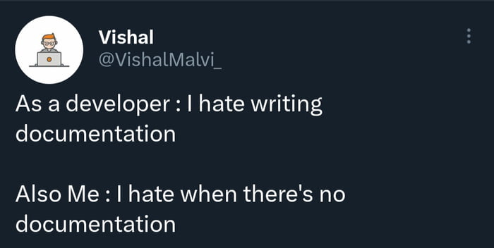 Love and hate relationship with documentation - 9GAG