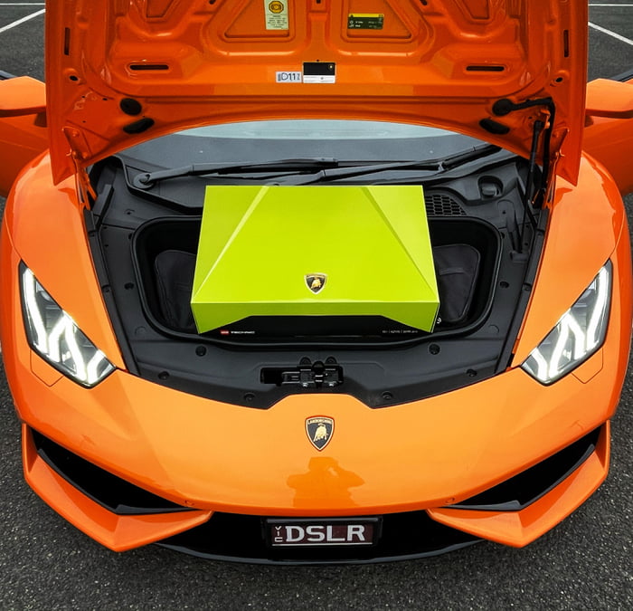Random Useless Fact - You can't fit a Lego Lamborghini inside the trunk ...