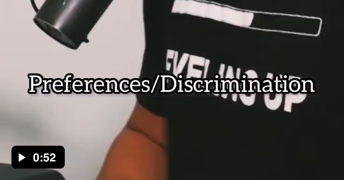 Preferences Vs discrimination - 9GAG