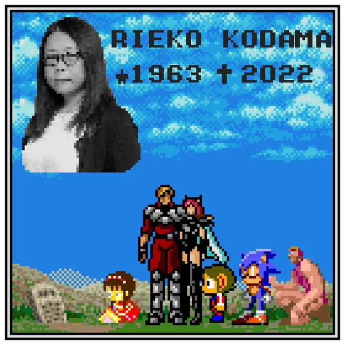 Kodama helped create the Phantasy Star games among other notable projects. Press F hard. - 9GAG