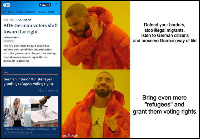 Win elections the German Left wing way - 9GAG