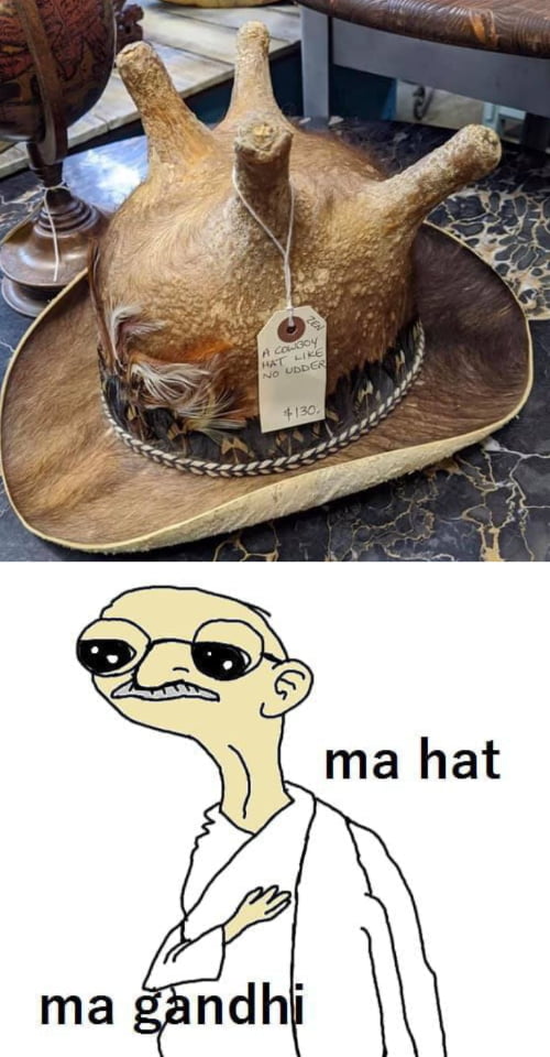 A hat like no udder - 9GAG