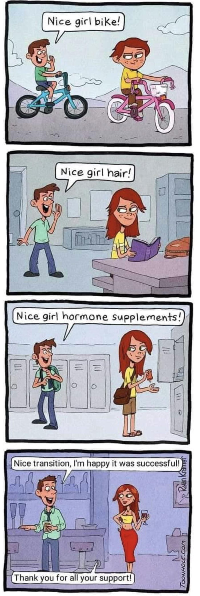 A few words of encouragement can make one evolve - 9GAG