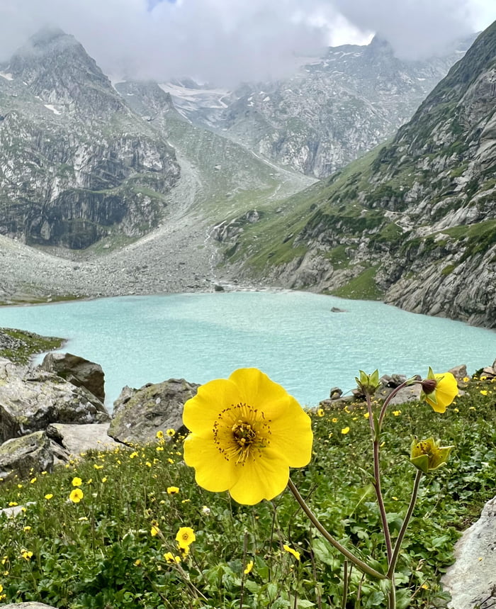 Magical Tullian Lake in the valley of Kashmir, India. . {OC} - 9GAG