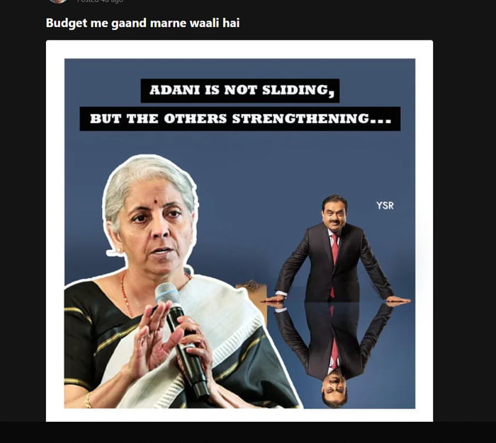 Fun Fact: Adani Group CEO was a history major and so was our "Indi nahi ...