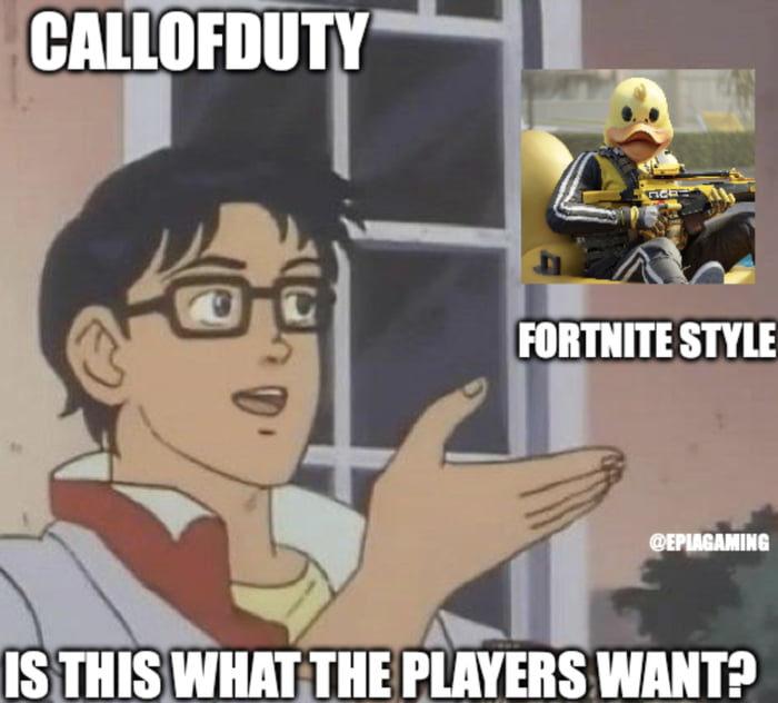 Fortnite came to COD - 9GAG
