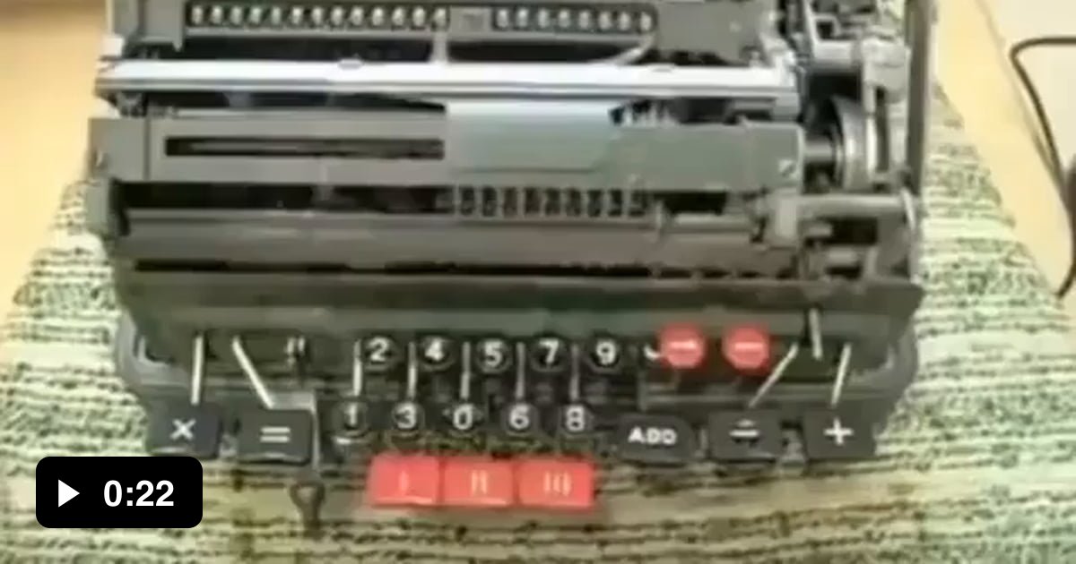 What happens when you try to divide by zero on this mechanical ...