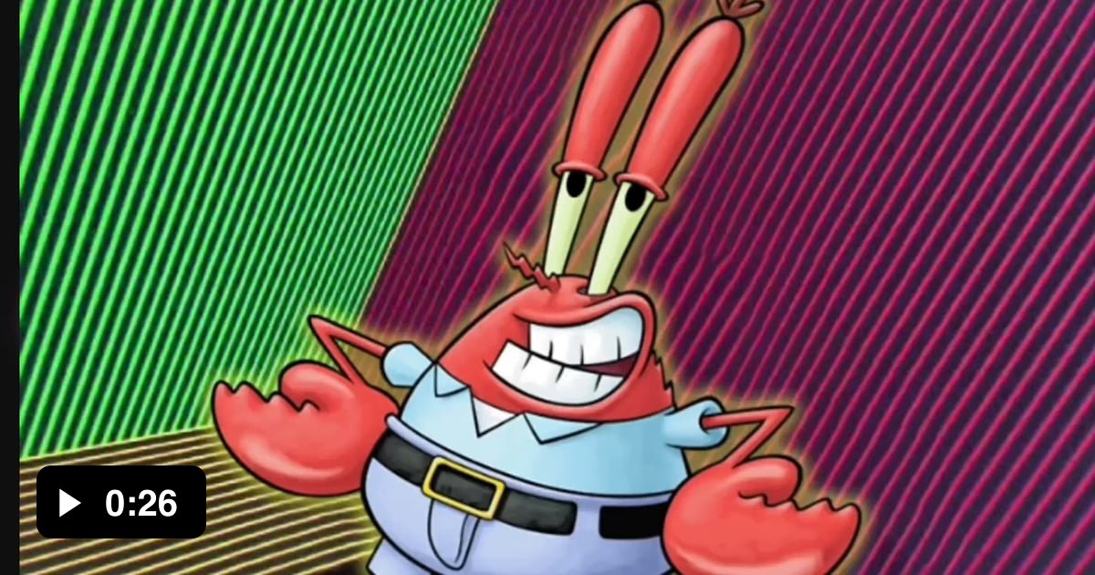 Mr. Crabs rap god AI cover actually sounds awesome (link to full song ...