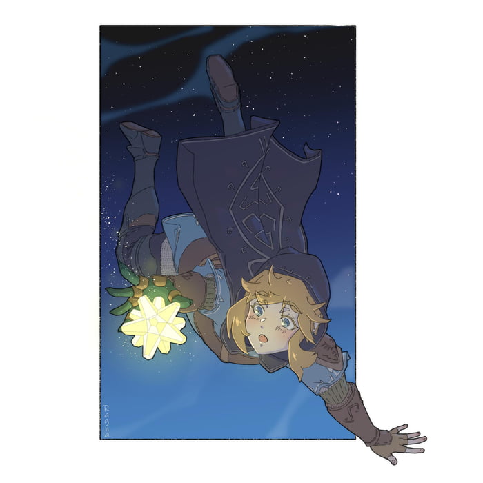 Link is catching a star - 9GAG