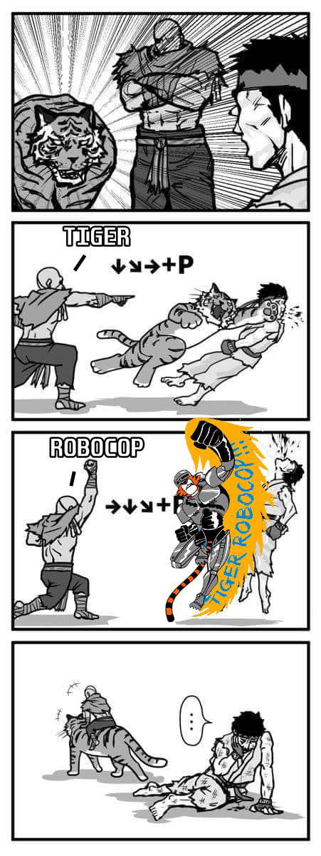 TIGER robocop!!! - 9GAG
