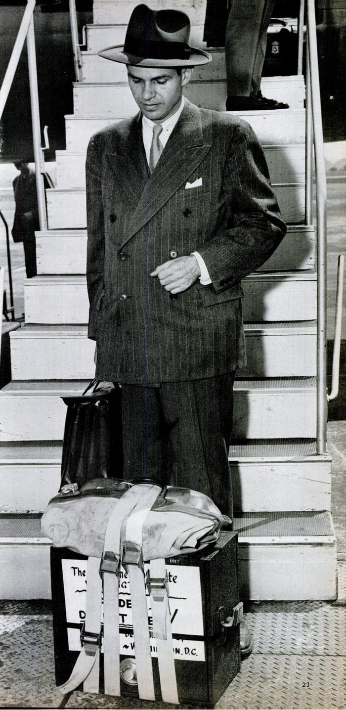 Alger Hiss in San Francisco, with the newly signed United Nations ...