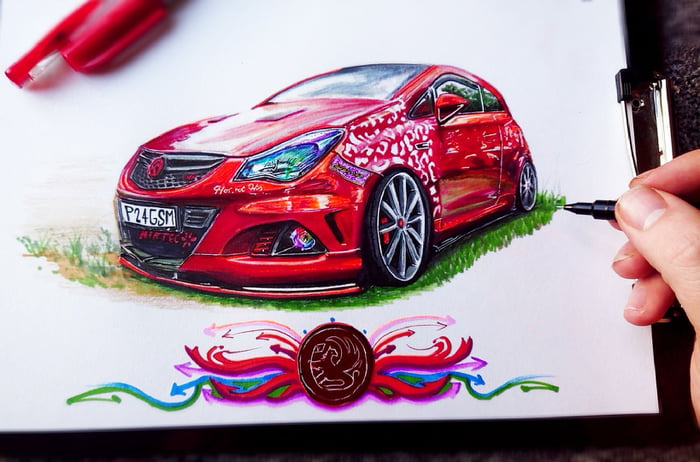 New drawing - corsa - 9GAG