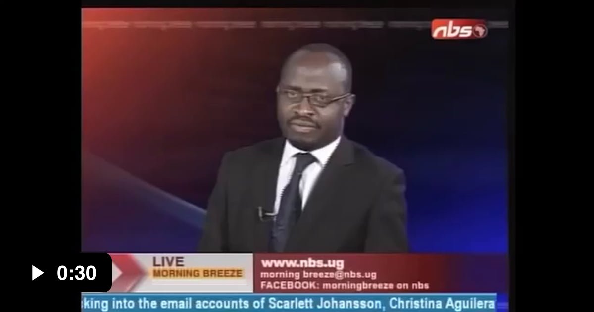 Ugandan news anchor teach you the proper way to start an interview - 9GAG