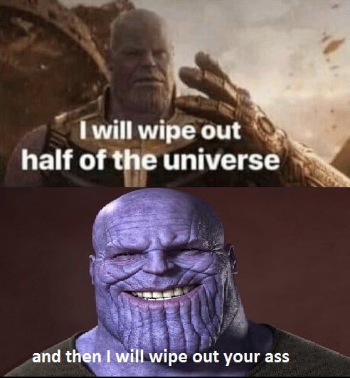 Thanos no homo - 9GAG