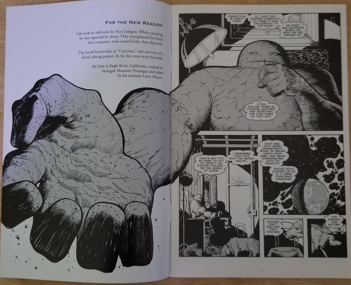 Perspective is everything. A cool opening splash by Paul Chadwick. - 9GAG