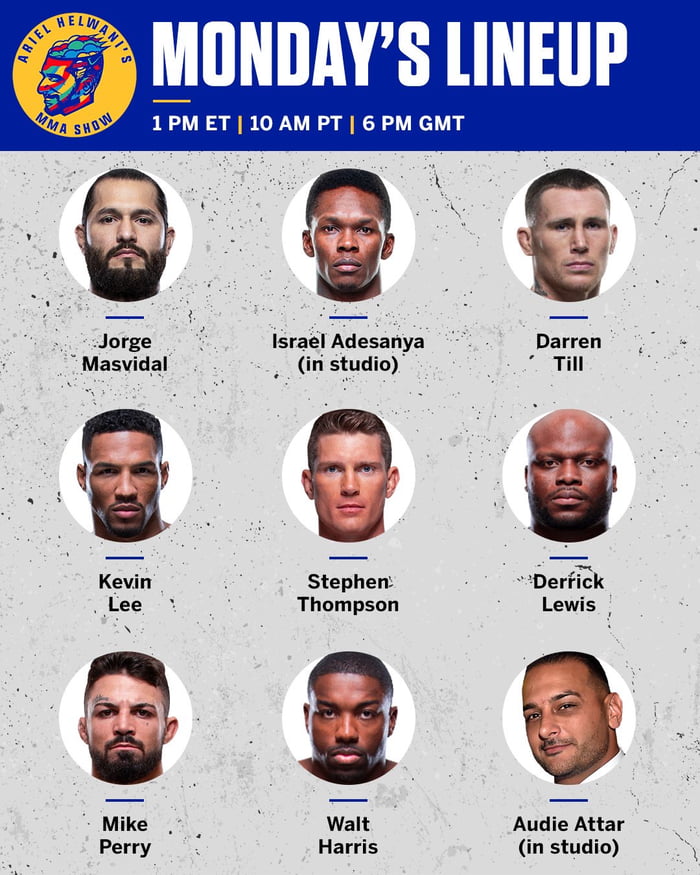Helwani Show Line Up for tomorrow - 9GAG
