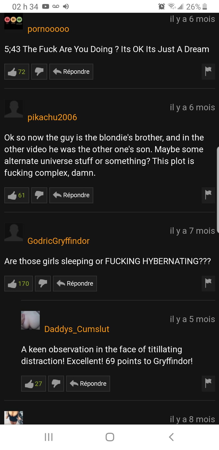 Pornhub comments is a nice place after you nut... - 9GAG