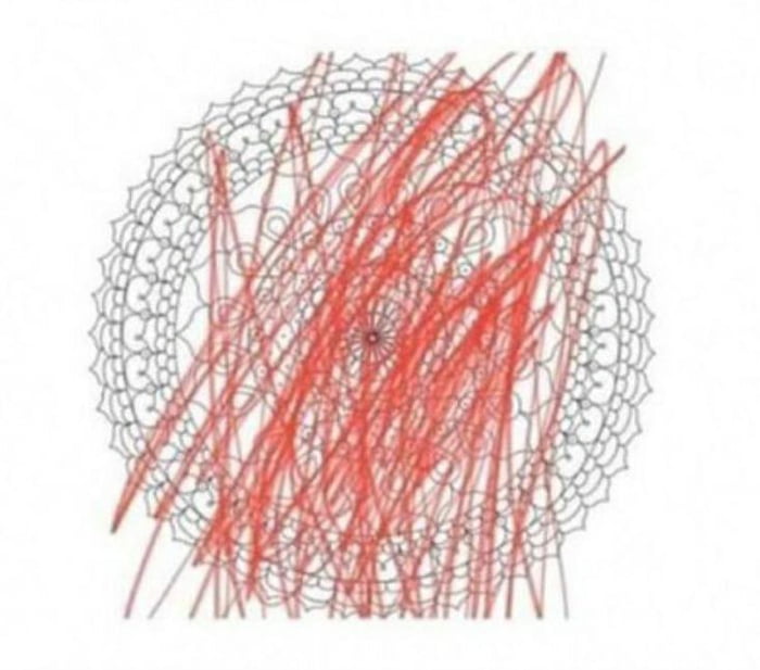 I am now painting mandalas to reduce stress - 9GAG