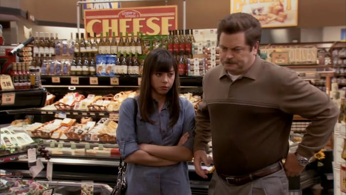 Ron Swanson on Vegan Bacon - 9GAG