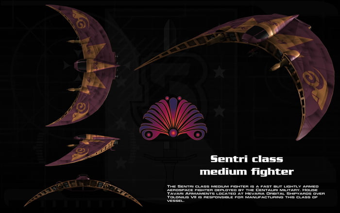Daily dose of Babylon 5 - The Sentri Class Fighter is known for speed ...
