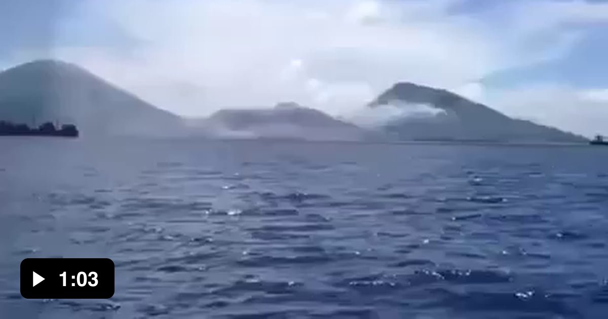 Astounding Video of Volcano Shock Wave - 9GAG