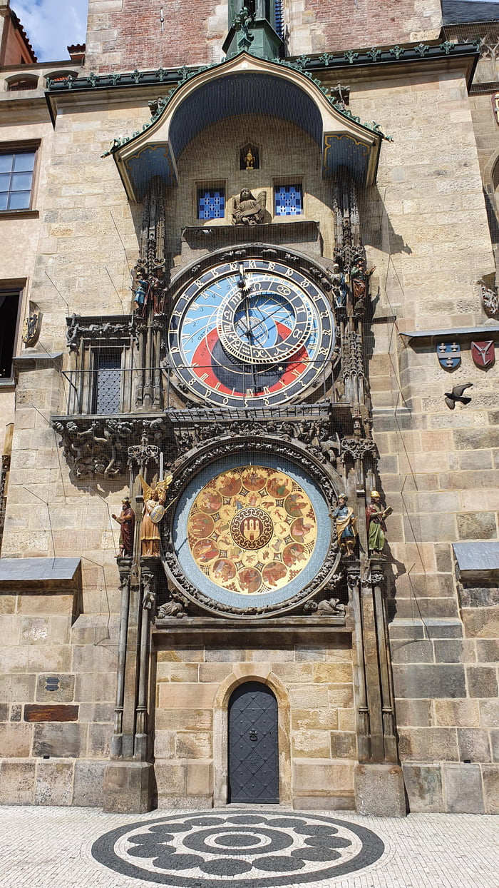The World's oldest astronomical clock which still fully works, situated ...