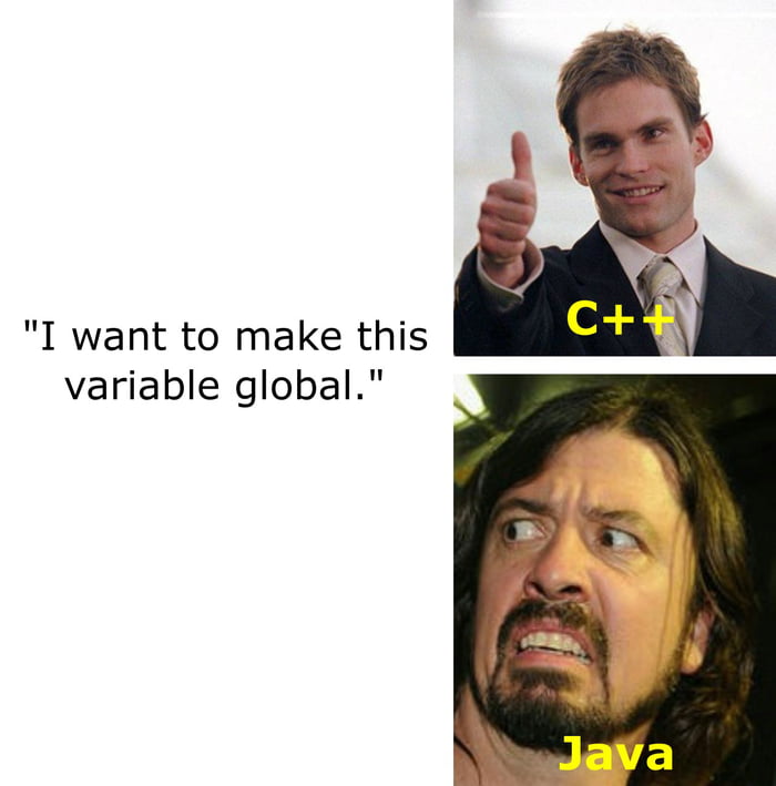 Seriously though Java, you need to chill tf out. - 9GAG