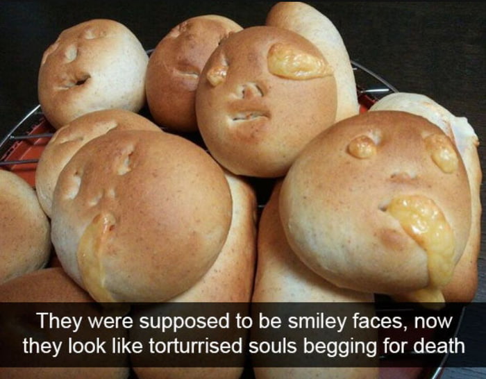 Cursed buns, get em while they're hot - 9GAG
