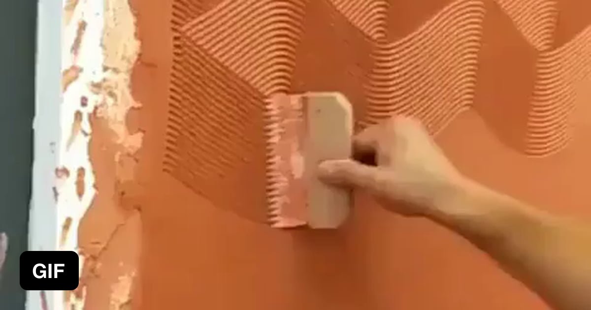 The making of an Artex wall - 9GAG