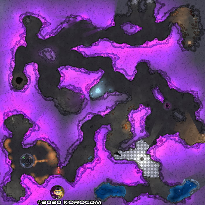 I turned a randomly generated cave map (donjon) into a beautiful ... I turned a randomly generated cave map (donjon) into a beautiful ...