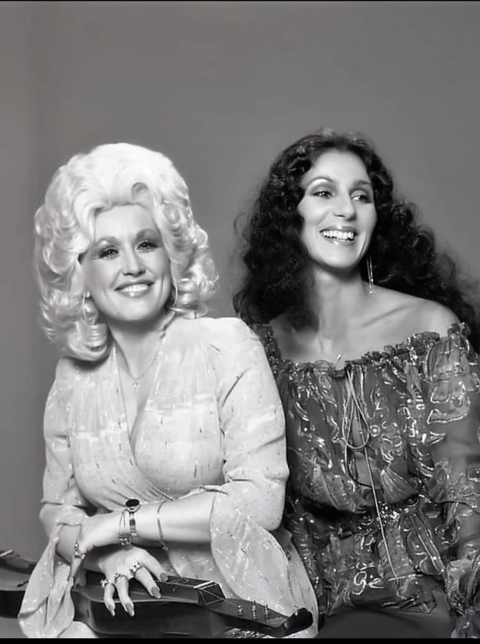 Dolly Parton and Cher (1978) - 9GAG
