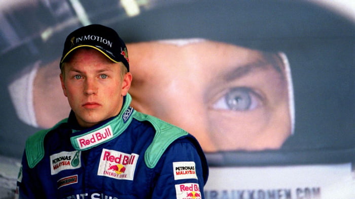 Kimi in his debut F1 season in 2001. At the Eifel GP not only will he ...