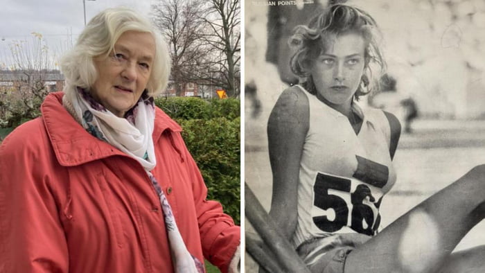 Gunhild Larking, Olypmic Games 1952 (and today) - 9GAG