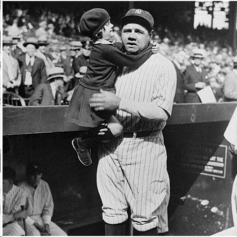 Babe Ruth and Ruth’s baby - 9GAG