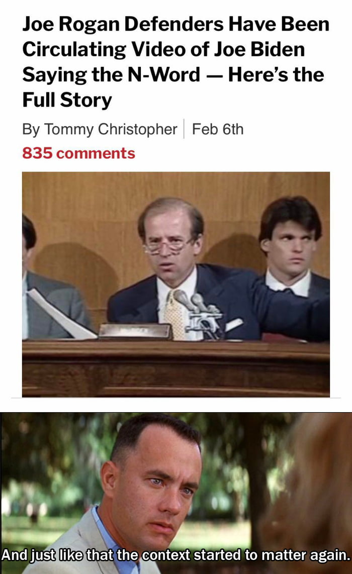 All of a sudden context is everything. - 9GAG