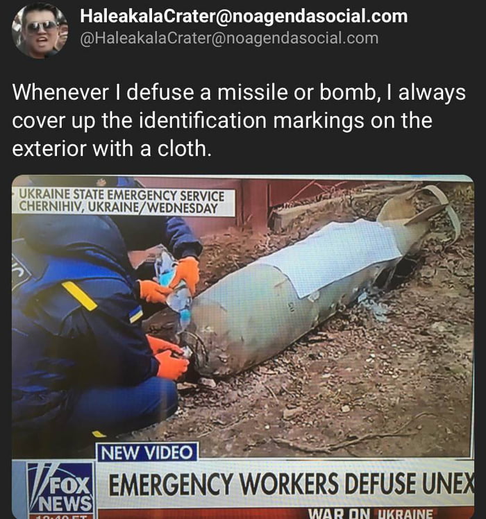 It was done to protect the bomb’s privacy - 9GAG