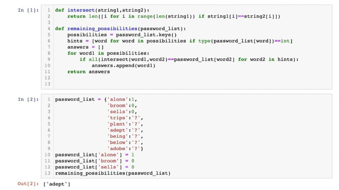 Quick Python script to solve terminal passwords in Fallout 4 - 9GAG