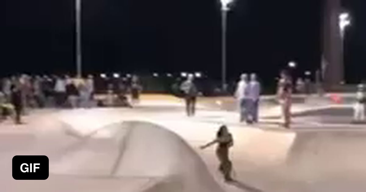 She do front flip 180 - 9GAG
