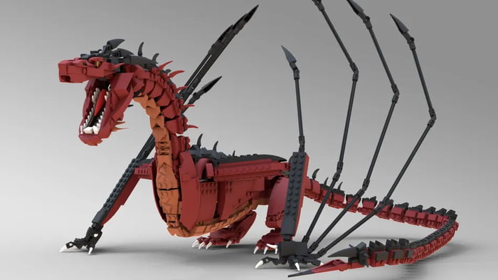 This LEGO IDEAS design called "SMAUG" by user Brick-A-Brac has already ...