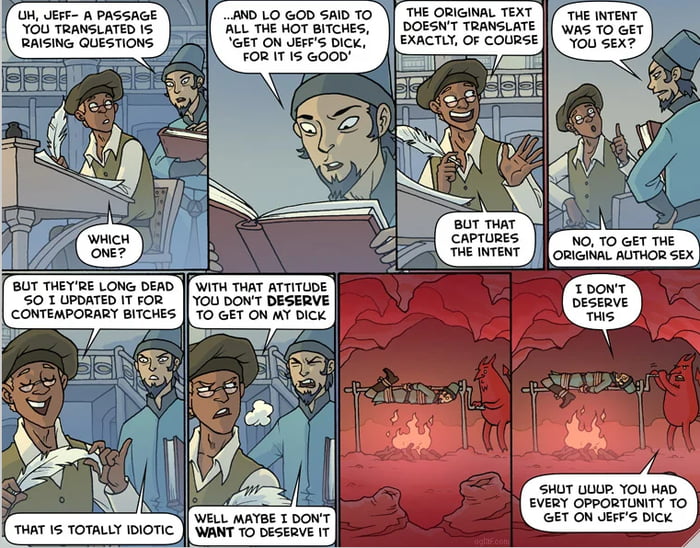 Should´ve get on that dick...(Credits to Oglaf) - 9GAG