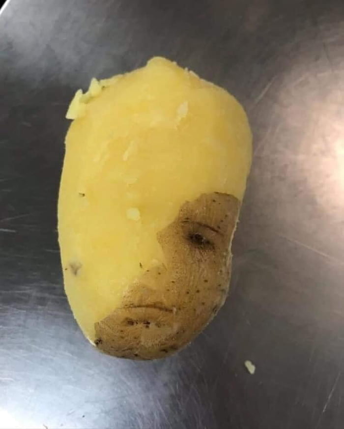 This potato seems unimpressed. - 9GAG
