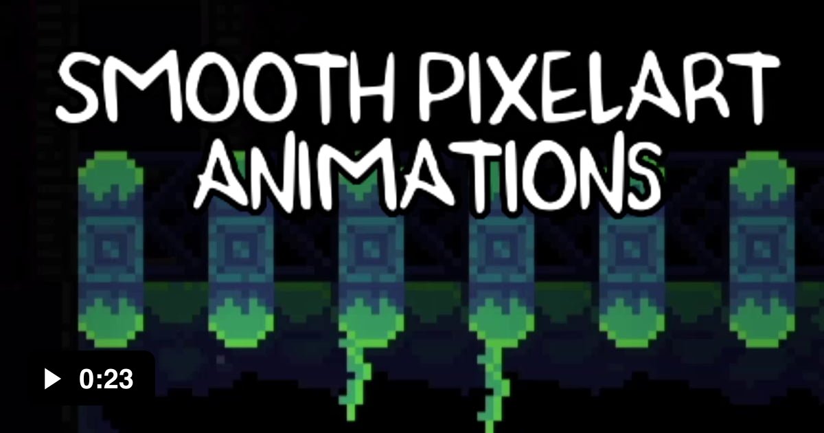Smooth procedural pixelart animations. - 9GAG