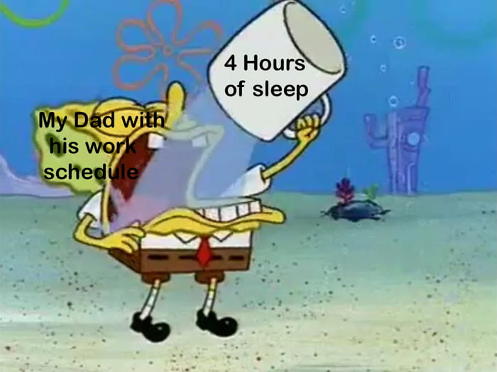 He's a very hard working Dad. - 9GAG