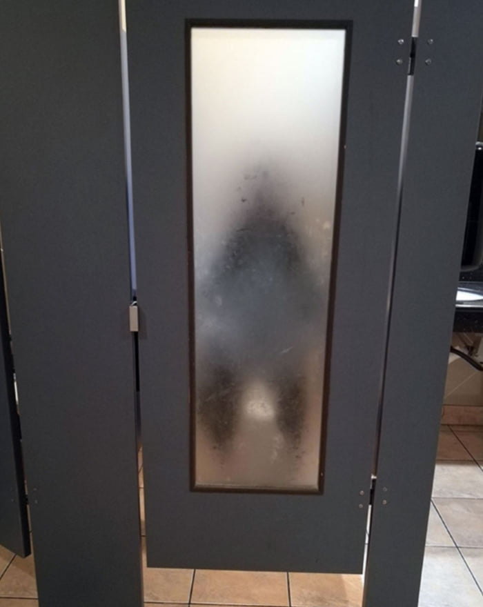 Translucent bathroom door - 9GAG