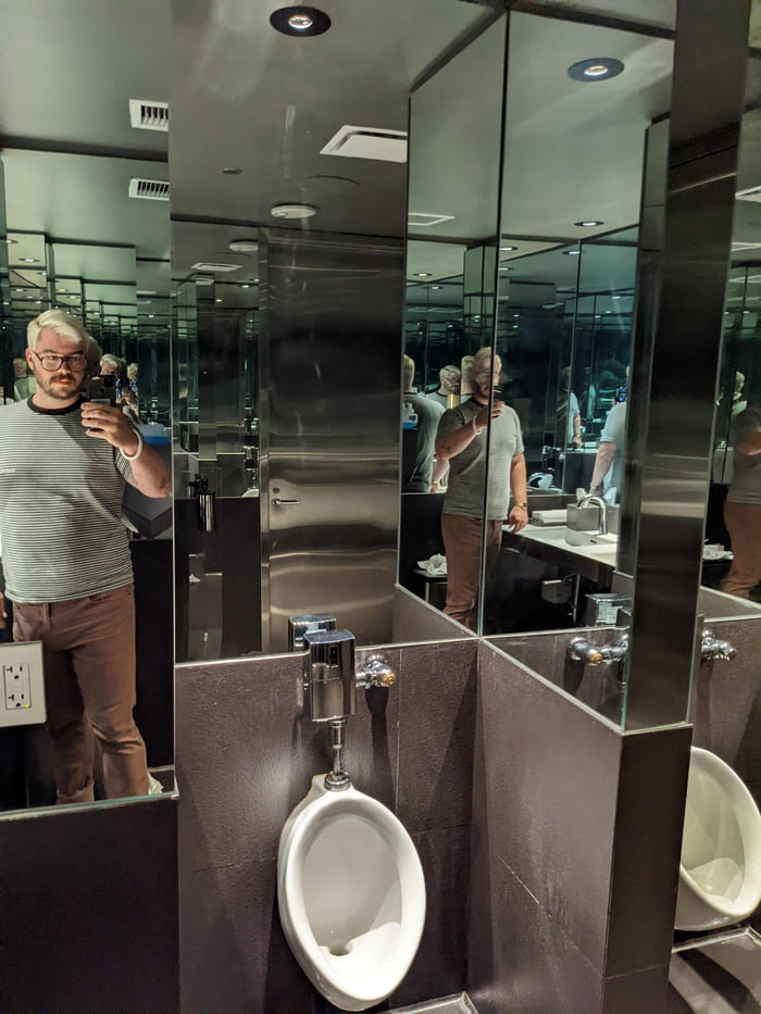 Restroom designed by French architect Philippe Starck that shows what's ...