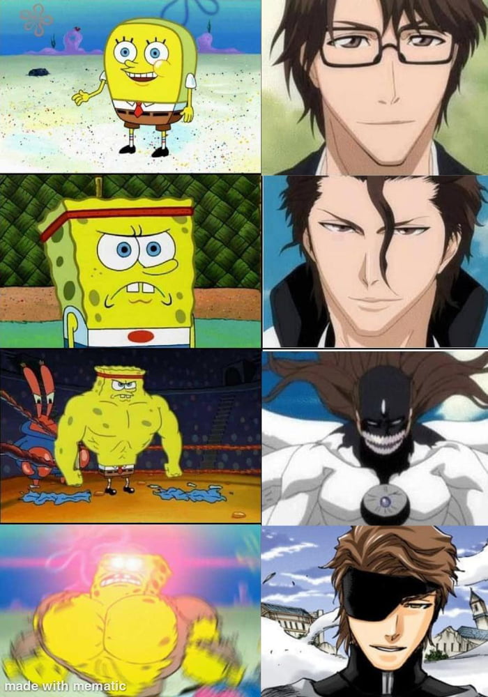 Can't wait to see his final form in the new anime, Chair Aizen hits ...